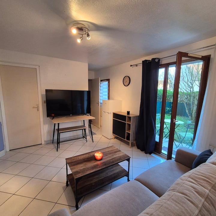 Studio Lumineux Avec Jardin à Deux Pas De La Plage - Merville