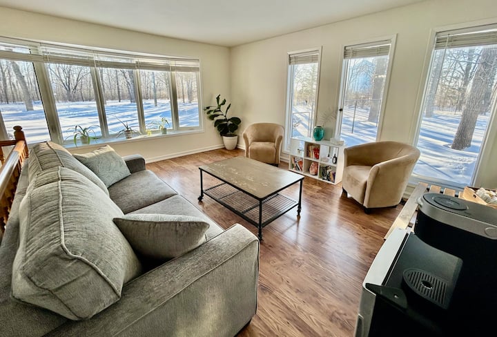 Furnished Bedroom With Shared Living Room And Bath - Steinbach