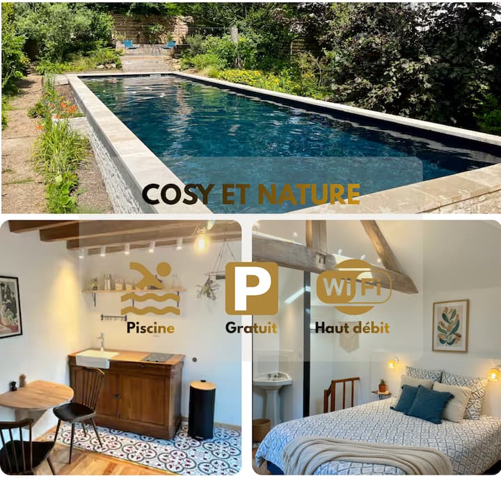 Le Cocon Des Marronniers- Calme - Jardin - Piscine - Saumur