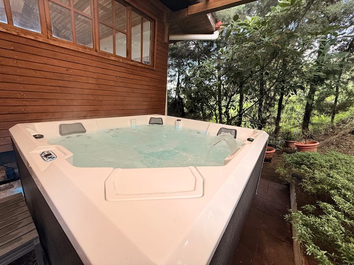 Cabaña Tecpan L Con Jacuzzi, Vista Y Fogata - Santa Apolonia