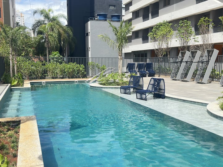 Apartamento Novo Em Pinheiros - Condomínio Premium - Pinheiros