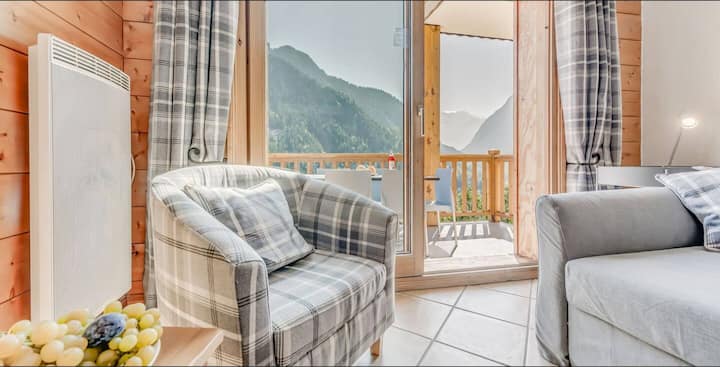 Vanoise Appartement 6 Pers. 4*, Piscine, Spa, Vue - Champagny-en-Vanoise