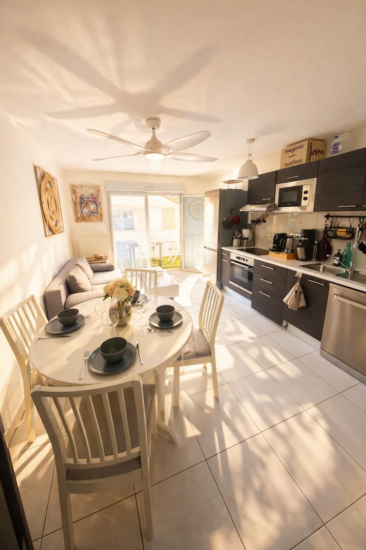 #Sète Hyper-centre | Terrasse | Parking Privé - Sète