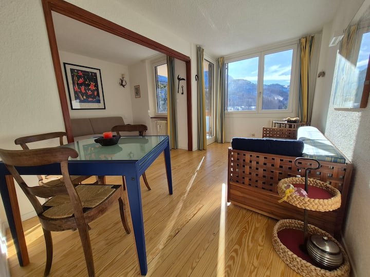 Renovated Flat With Mountain View - Claviere