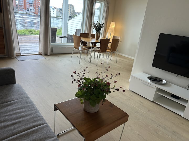Nyoppusset Leilighet Stavanger Terrasse/sjøutsikt. - Stavanger