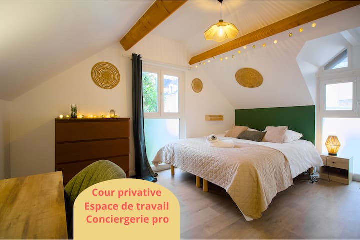 «&nbsp;Le Bohème&nbsp;» Maisonnette En Duplex & Cour Privée - Cherbourg-Octeville