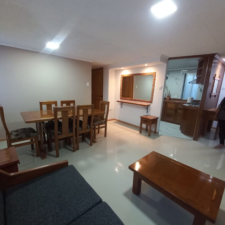 Comodo Departamento Amoeblado En Condominio. - Constitución