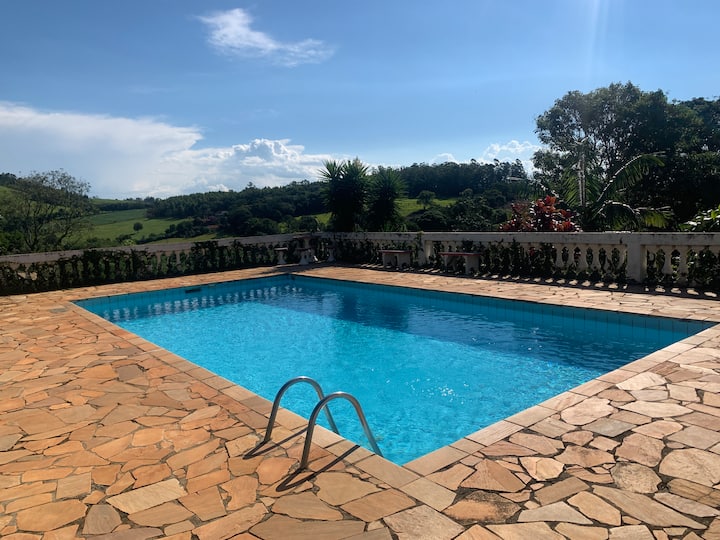Chácara Com Piscina E Vista Para A Natureza - Bragança Paulista