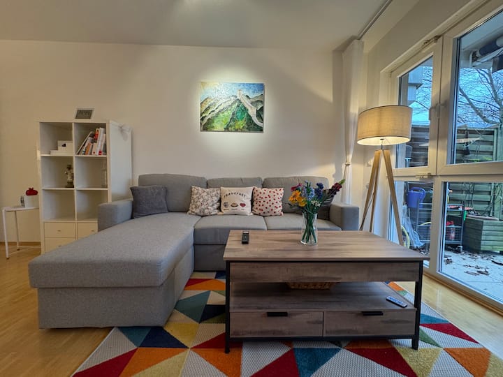 2-room Garden Apartment Near Frankfurt - Neu-Isenburg