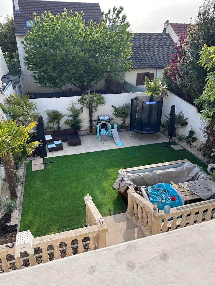 Maison 5 Chambres - Jardin Et Climatisation - Marne-la-Vallée