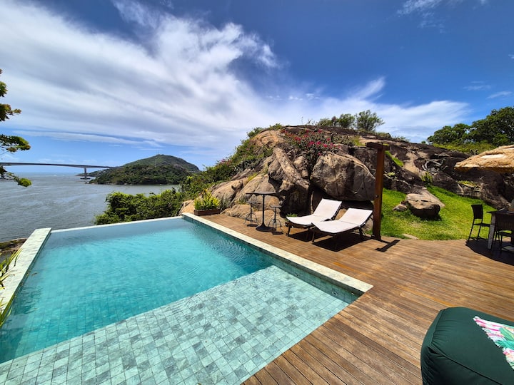 Mansão Exclusiva Na Prainha | Piscina E Natureza - Vitoria