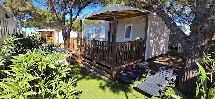 Accès Direct Plage - Mobil Home 4* Clim/lave Linge - Canet-en-Roussillon