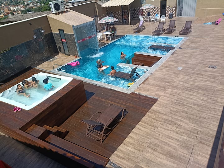 Espaço Com Piscina E Jacuzzi - Belo Horizonte