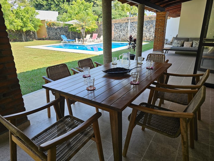 Oasis, Alberca Climatizada, Jardín, Mascotas - Cuernavaca