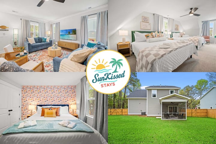 Luxe Retreat | Near Dt & Beaches | 4 Br, 10 Guests - Charleston, SC