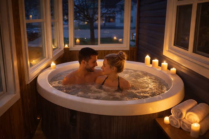 Walk To Caesars Windsor Sleeps 8 Hot Tub 2 Parking - Windsor, ON, Canada