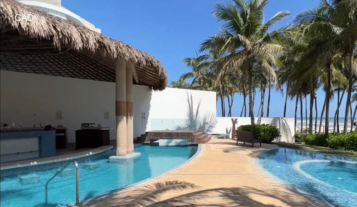 Hermoso Departamento En Diamante Con Playa Privada - Acapulco