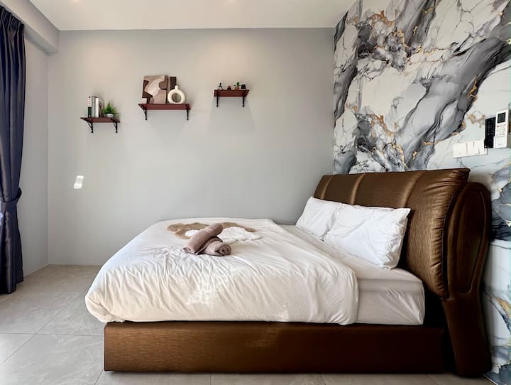 Laid-back Luxe | Casual 3br High-floor Home@aston - Penang