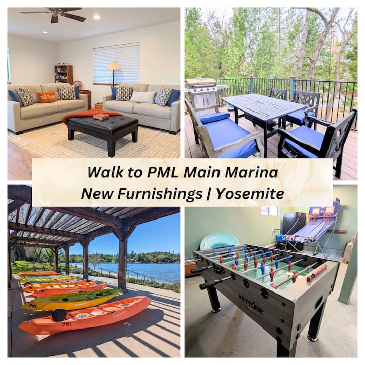 Walk To Marina! Yosemite Lakeview Retreat - Groveland, CA