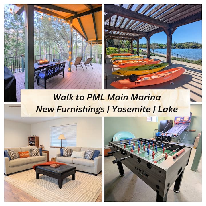 Walk To Marina! Yosemite Lakeview Retreat - Pine Mountain Lake, CA