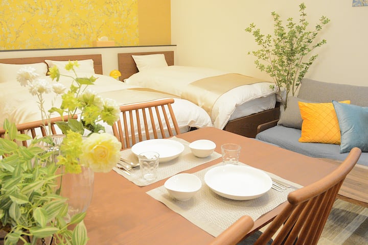 【Newop特価】瓦町駅徒歩2分/空港バス徒歩2分/最大5名/完全貸切/最高立地/日本一の商店街1分 - Japan