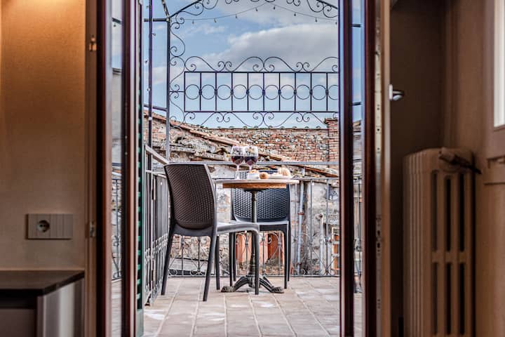 Private Romantic Terrace In The Heart Of Siena - Siena