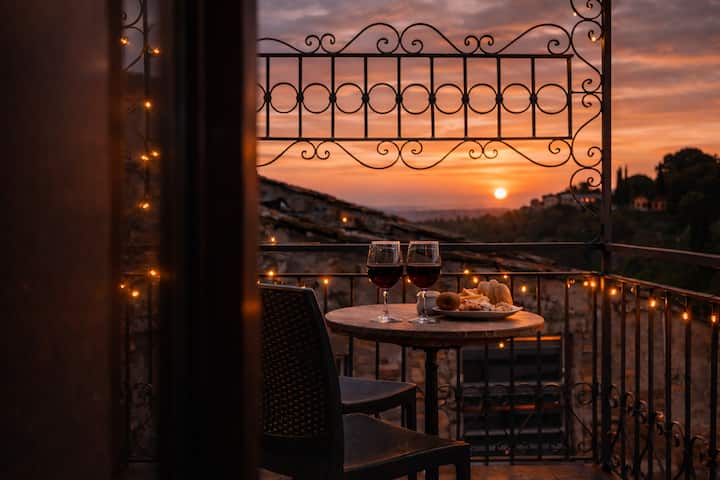 Private Romantic Terrace In The Heart Of Siena - Siena