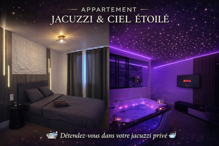 Appartement Spa & Chill Jacuzzi Privé, Solo Access - Sarcelles