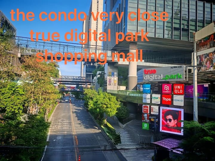 苏坤逸101 高档公寓 城市中心  临近 Bts Punawhiti 临近购物中心-泳池 健身房 - Thailand