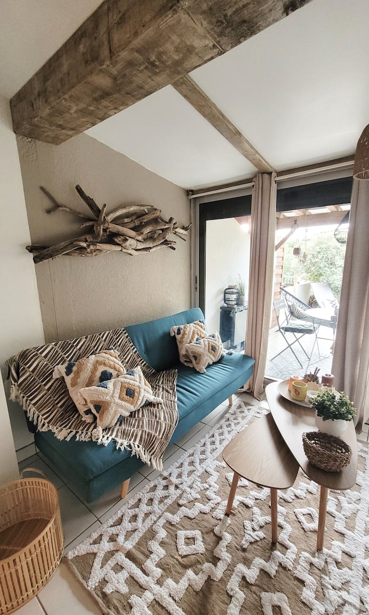 Jolie Maisonnette Climatisée Avec Extérieur. - Saint-Pierre-la-Mer