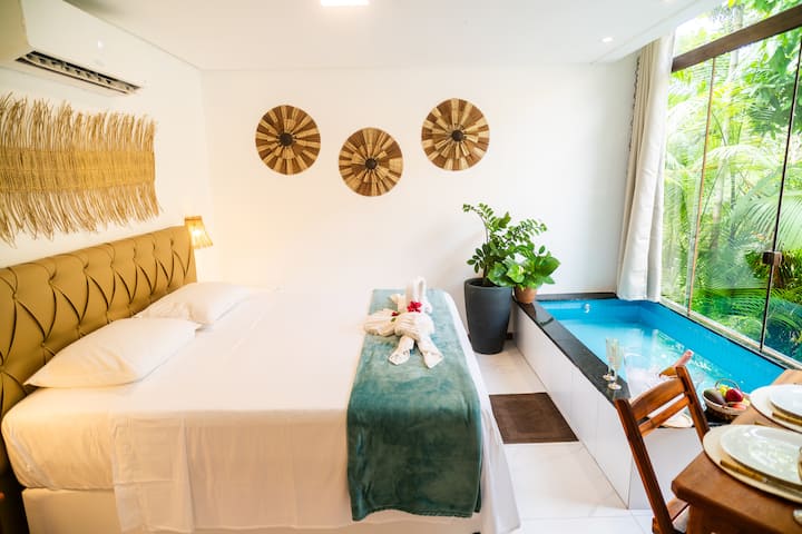 Studio Baronesa, Lindo Romântico, Banheira Privada - Itacaré