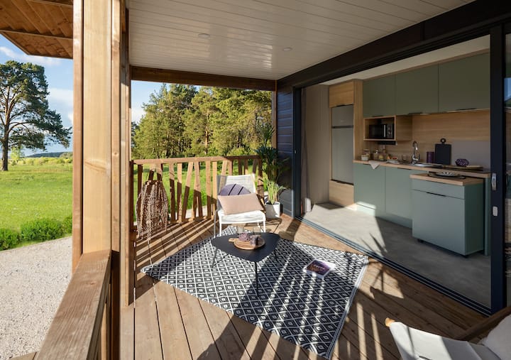 Chalet Piloti 7 Pers. 3km Du Centre Thermal - Chaudes-Aigues