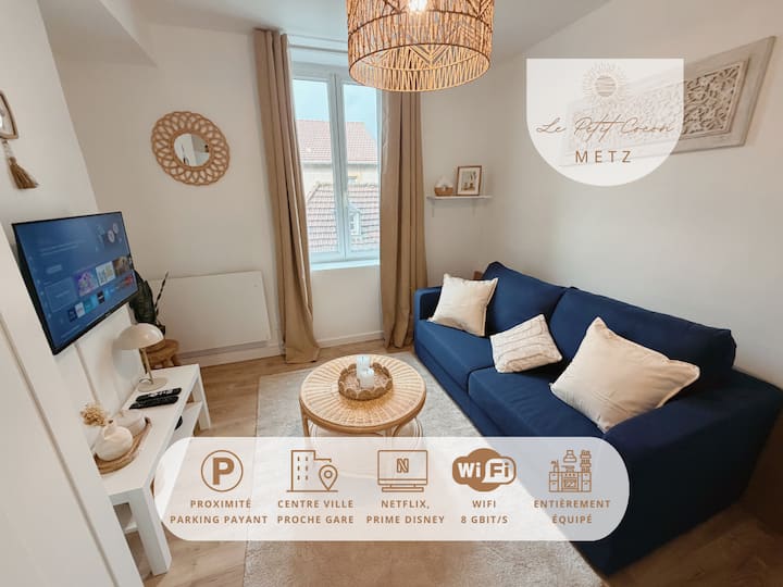 Le Petit Cocon - Studio Cosy Centre Ville De Metz - 메스