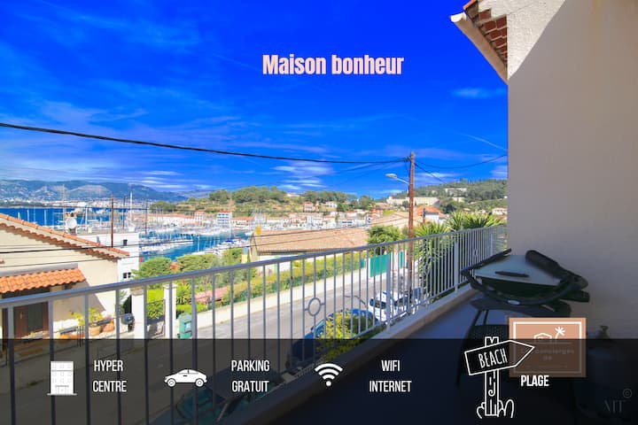 Villa Bonheur, Clim Et Vue Mer - Saint-Mandrier-sur-Mer