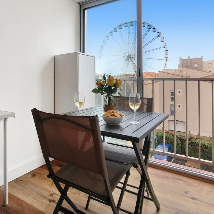 T2 Moderne & Lumineux, Parking Privé Au Cap D'agde - Agde