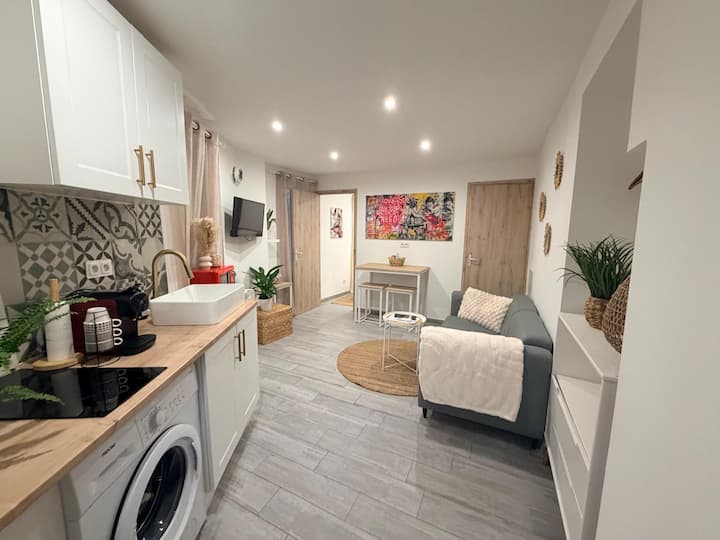 Hr/a1 : 2 Pièces Rénové / Clim / 50m De Monaco - Monaco