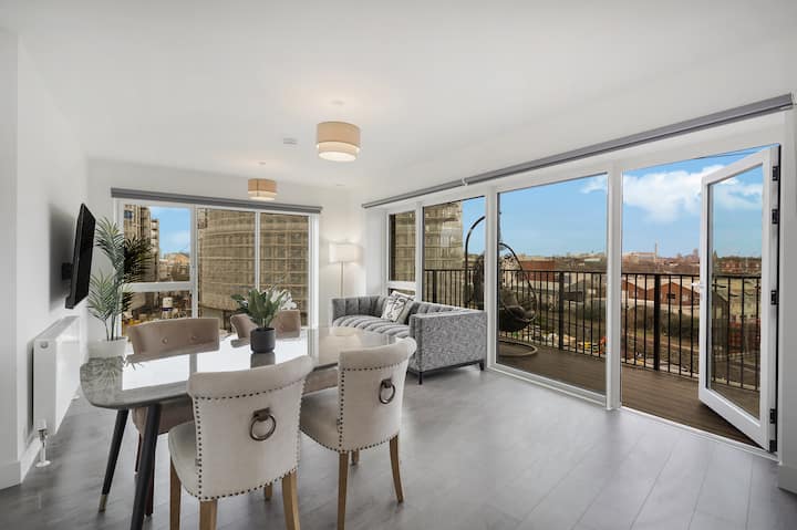 Stunning 2-bed Fulham Flat-balcony & Fast Wi-fi - Fulham