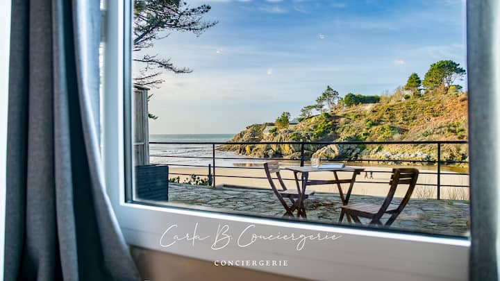 Coquillage Studio 2 P Face Plage De Rospico Nevez - Névez