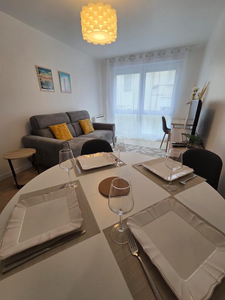 Appart Cocon Quartier Olivette - Centre - Parking - Nantes