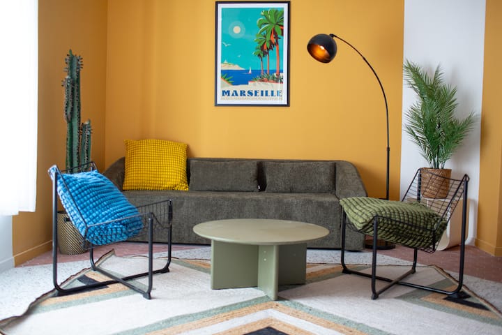 Chic & Arty - 1br 5p - Ac - Calanques de Marseille