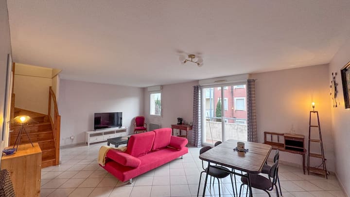 Duplex 3 Chbres Près Airbus/cnes/thales + Parkings - Toulouse