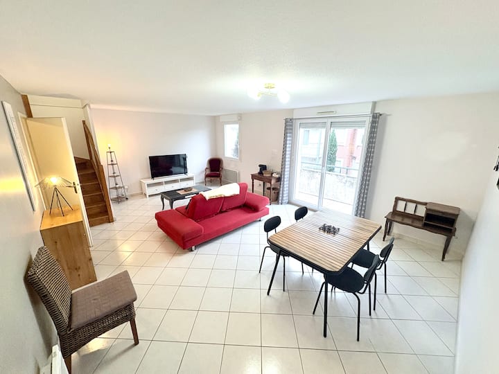 Duplex 6 Pers • 3 Chambres • Parking Gratuit - Labège