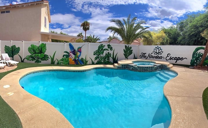 Nirvana Escape Home|pool|hot Tub|gym|game Room - North Las Vegas, NV