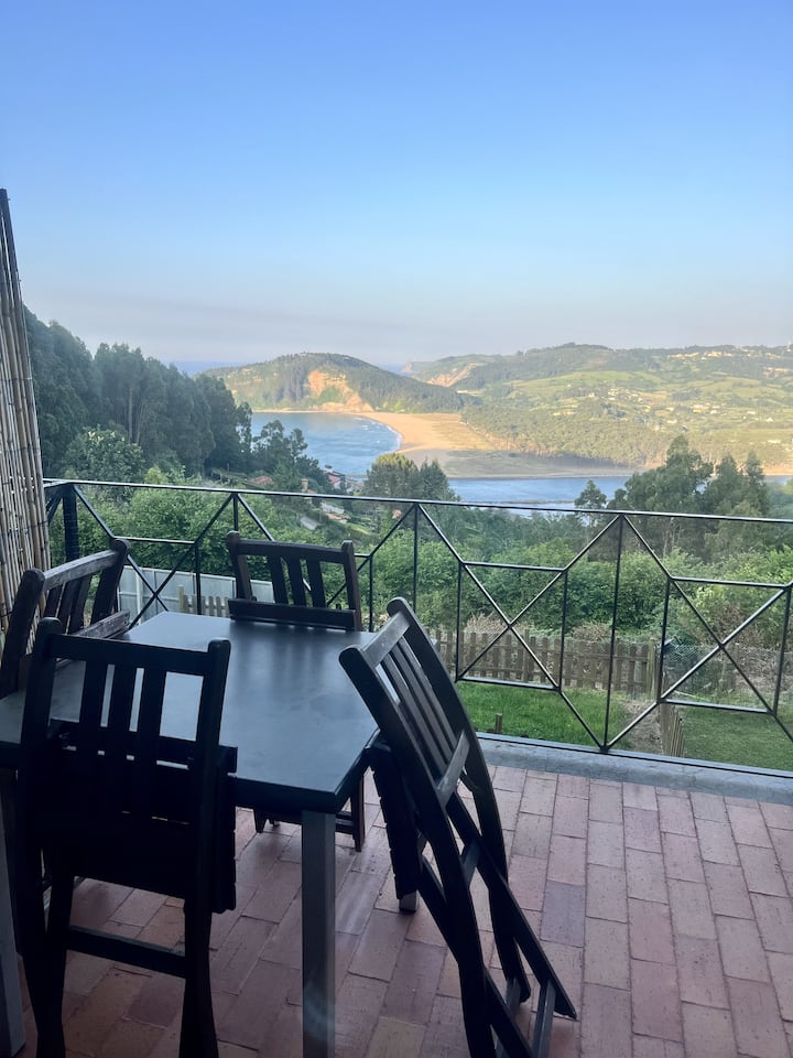 Terraza Privada-vistas Unicas Al Mar: Monterodiles - Villaviciosa