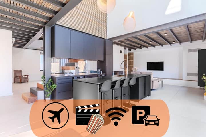 Villa Atypique Toulousaine-cinéma-freeparking-9per - Toulouse