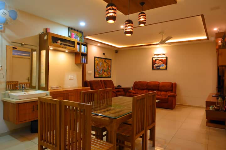 Spacious 2bhk, Beautiful Views, Close To Beach - Kannur