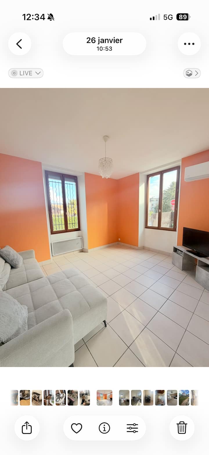 T3 Lumineux Avec Jardin & Parking – 6 Pers - Crolles