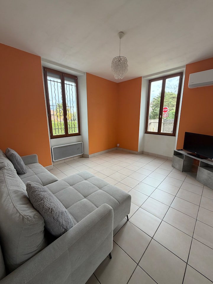 T3 Lumineux Avec Jardin & Parking – 6 Pers - Meylan