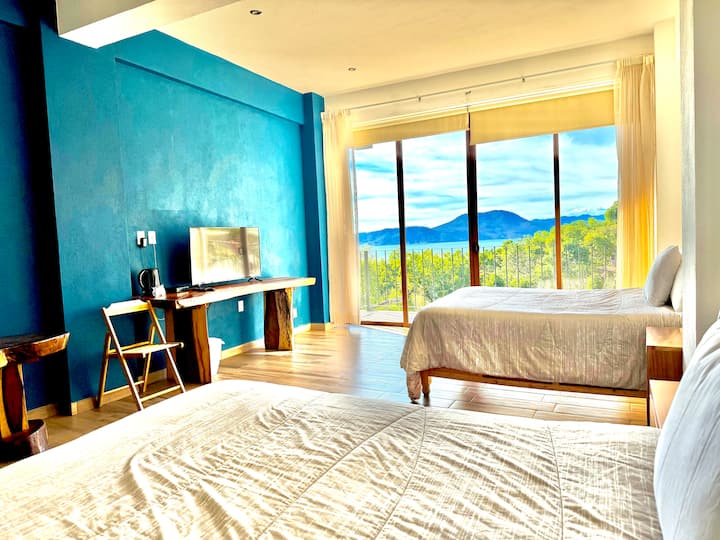 Habitación Lujo Vista Al Lago Alberca Jacuzzi 1-2 - Valle de Bravo