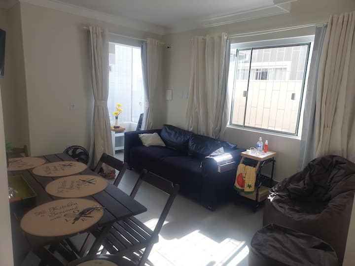 Apart. Térreo, 2 Quartos, 1 E Suite, 2 Carro - Palhoça